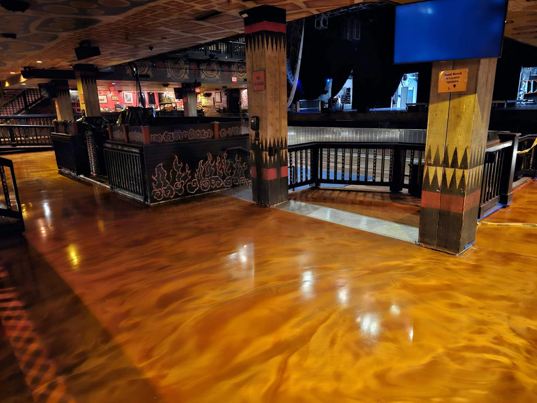Metallic Epoxy Flooring Marbled - Orlando Florida WOW Factor!