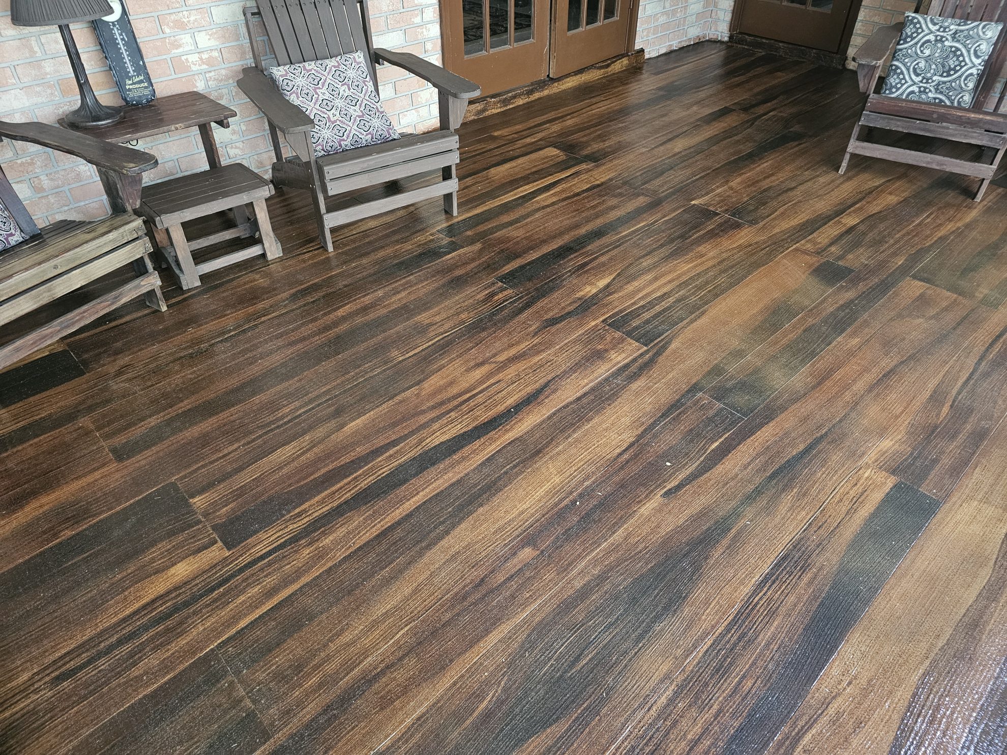 Faux Wood Flooring Orlando, FL | Dreamcrete Custom Creations, LLC